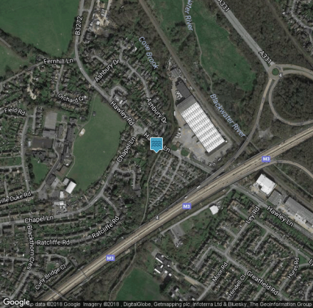 Cove Brook at Hawley Road :: the UK River Levels Website