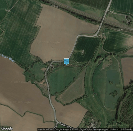 East Stour Trib Great Stour at Aldington Upstream :: the UK River ...