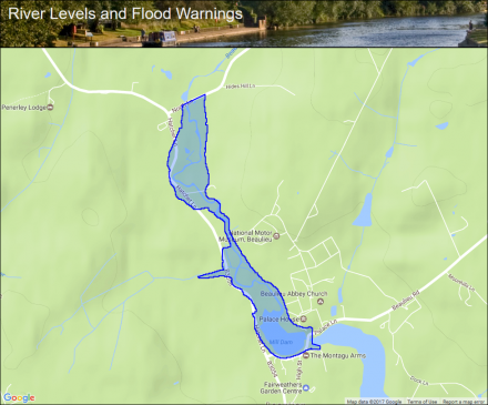 Beaulieu River :: Flood alerts and warnings :: the UK River Levels Website