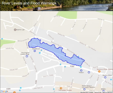 Bodmin Town Leat from Berrycombe Road to the Royal Mail Depot :: Flood ...