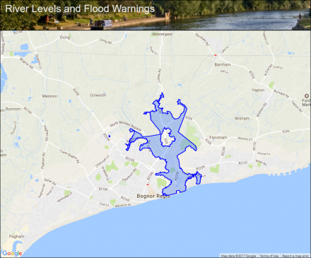Bognor :: Flood alerts and warnings :: the UK River Levels Website