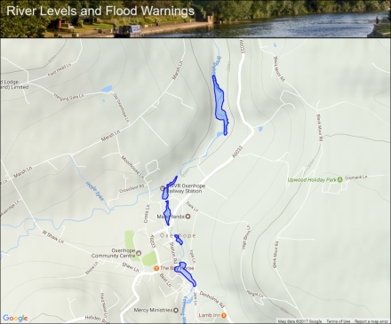 Bridgehouse Beck from Oxenhope to North Ives Bridge :: Flood alerts and ...