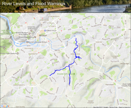 Brislington Brook, riverside properties :: Flood alerts and warnings ...