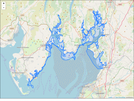 Coast at North Morecambe Bay :: Flood alerts and warnings :: the UK ...