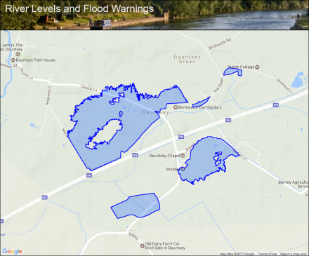 Dauntsey Brook at Dauntsey, Olivemead Lane, Sodom Lane, Church Lane and ...