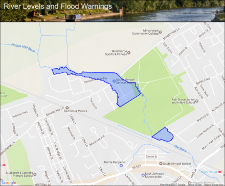 Ea Beck at South Elmsall :: Flood alerts and warnings :: the UK River ...