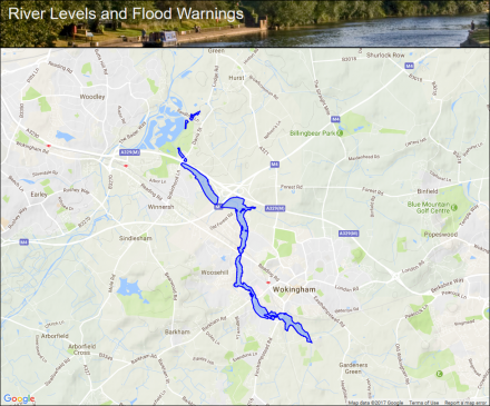 Emm Brook at Wokingham :: Flood alerts and warnings :: the UK River ...