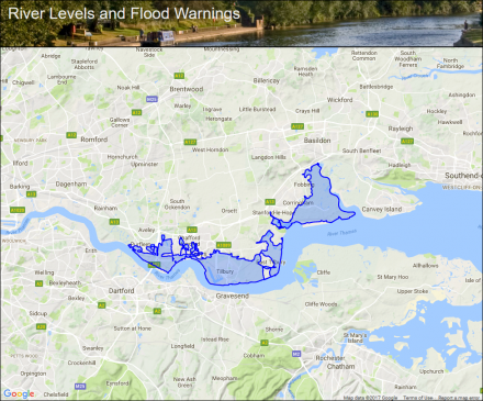 The Essex coast from Fobbing to Purfleet :: Flood alerts and warnings ...