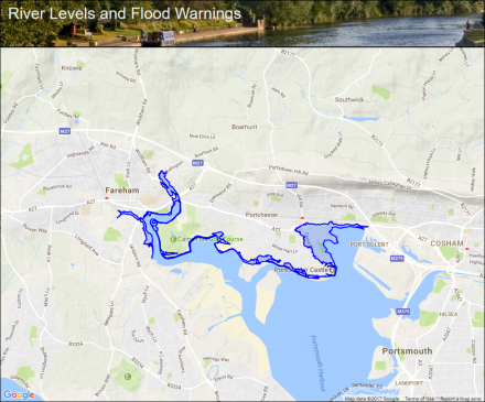 Fareham to Portchester :: Flood alerts and warnings :: the UK River ...
