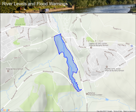 Fenay Beck at Fenay Bridge :: Flood alerts and warnings :: the UK River ...