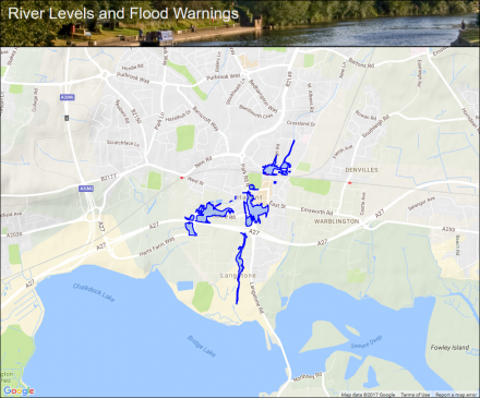 Havant Town Centre on the Lavant Stream :: Flood alerts and warnings ...