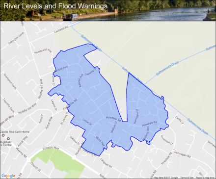 Holderness Drain at East Carr :: Flood alerts and warnings :: the UK ...