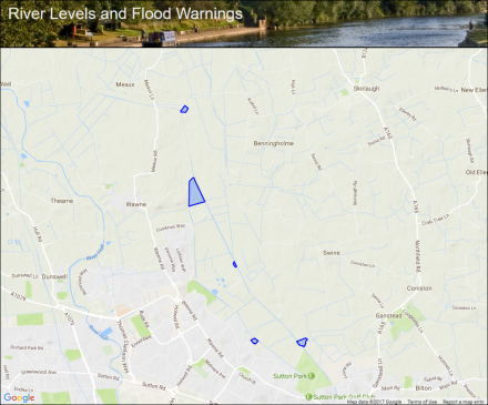 Holderness Drain at Wawne Common and Woody Carr :: Flood alerts and ...