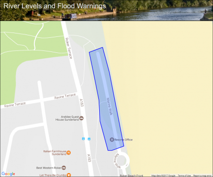 North Sea at Roker, Sunderland :: Flood alerts and warnings :: the UK ...