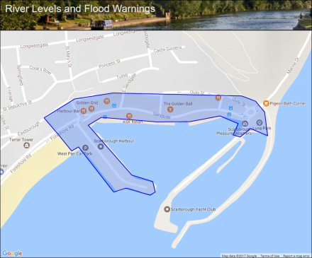 North Sea at Scarborough - Sandside :: Flood alerts and warnings :: the ...