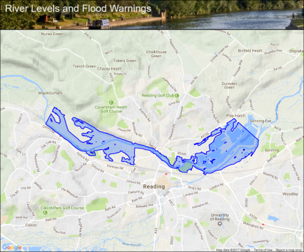 Properties closest to the River Thames from Scours Lane, Reading to ...