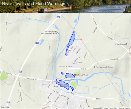 River Anker at Polesworth :: Flood alerts and warnings :: the UK River ...