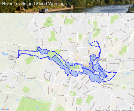 The Rivers Can and Chelmer, through Chelmsford :: Flood alerts and ...