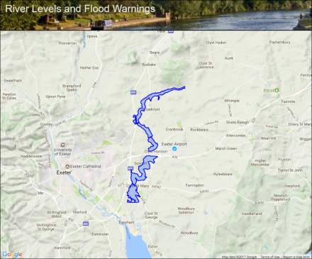 River Clyst from Broadclyst to Clyst St. Mary :: Flood alerts and ...
