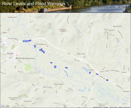 River Dove at Doveridge and Sudbury :: Flood alerts and warnings :: the ...