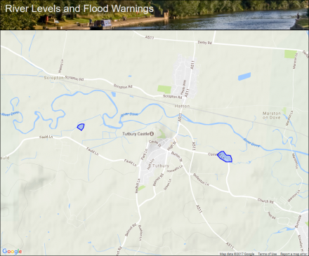 River Dove at Fauld Cottage Farm and Cornill Lane :: Flood alerts and ...