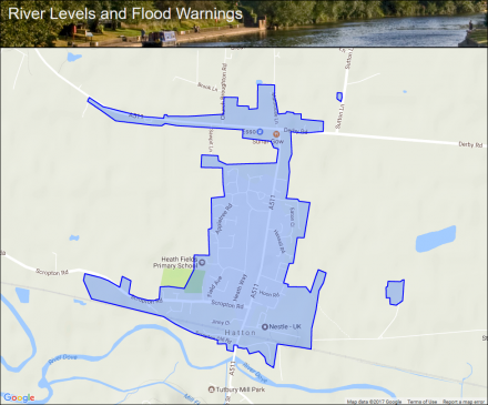 River Dove at Hatton :: Flood alerts and warnings :: the UK River ...