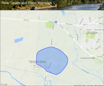 River Dove at Marston on Dove :: Flood alerts and warnings :: the UK ...