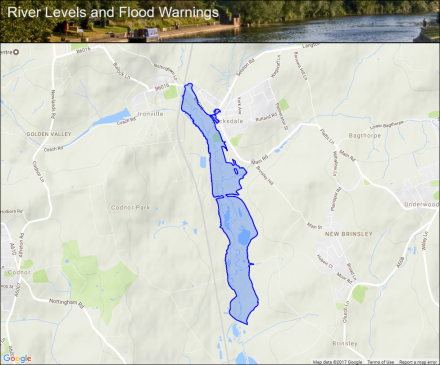 River Erewash at Jacksdale :: Flood alerts and warnings :: the UK River ...