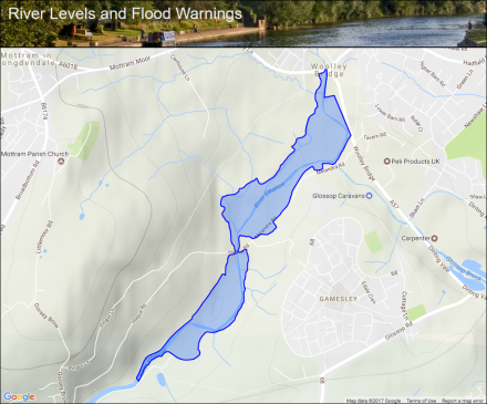 River Etherow at Charlesworth and Melandra :: Flood alerts and warnings ...