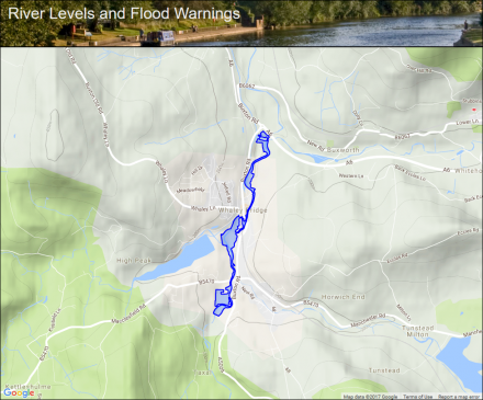 River Goyt at Whaley Bridge :: Flood alerts and warnings :: the UK ...