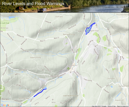 River Holme at Huddersfield - Primrose Hill and Lockwood :: Flood ...