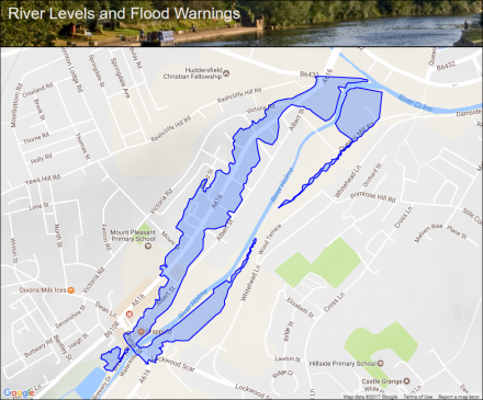 River Holme at Brockholes :: Flood alerts and warnings :: the UK River ...