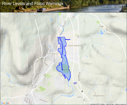 River Irwell at Ramsbottom :: Flood alerts and warnings :: the UK River ...