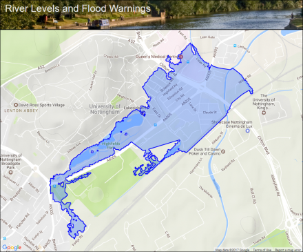 Rivers Leen and Trent at Dunkirk :: Flood alerts and warnings :: the UK ...