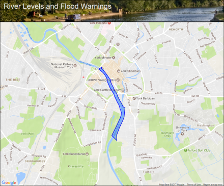 River Ouse at York - riverside properties :: Flood alerts and warnings ...