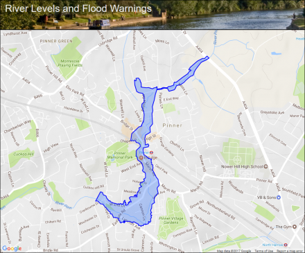 River Pinn at Pinner :: Flood alerts and warnings :: the UK River ...