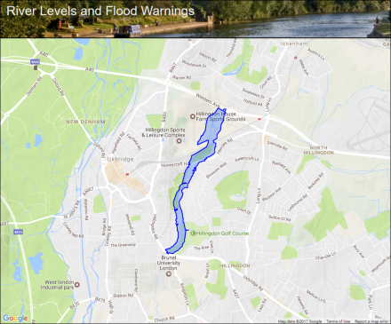 River Pinn at Uxbridge :: Flood alerts and warnings :: the UK River ...