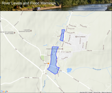 River Sence at Great Glen :: Flood alerts and warnings :: the UK River ...