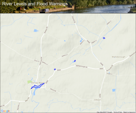 River Sence from Temple Mill to Sheepy Magna :: Flood alerts and ...