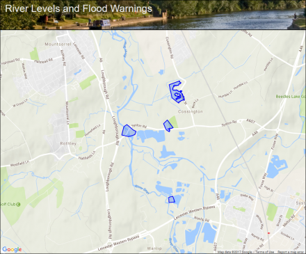 River Soar at Cossington Village :: Flood alerts and warnings :: the UK ...