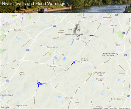 River Soar at Sharnford including Croft Mill :: Flood alerts and ...