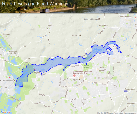 River Stort at Harlow :: Flood alerts and warnings :: the UK River ...