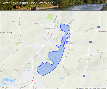 River Stort at Sawbridgeworth :: Flood alerts and warnings :: the UK ...