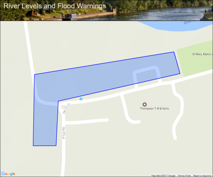 River Swale at Myton on Swale :: Flood alerts and warnings :: the UK ...
