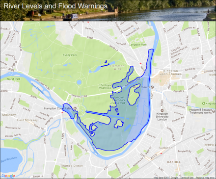 River Thames at Hampton and Hampton Wick :: Flood alerts and warnings ...