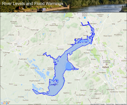 River Thames between Newbridge and Kings Lock above Oxford :: Flood ...