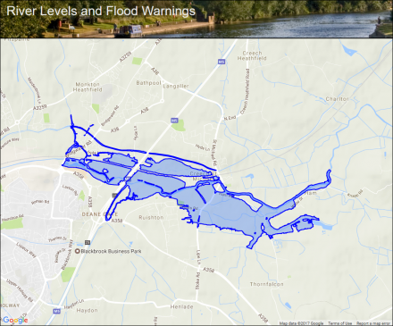 River Tone from Bathpool to Ham including Ruishton and Creech St ...