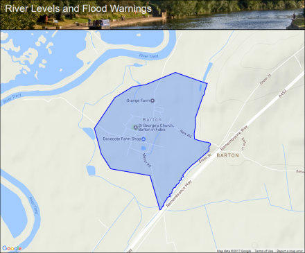 River Trent at Barton in Fabis :: Flood alerts and warnings :: the UK ...