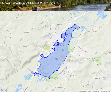 River Trent at Burton upon Trent :: Flood alerts and warnings :: the UK ...