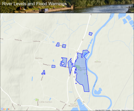 River Trent at North Muskham :: Flood alerts and warnings :: the UK ...